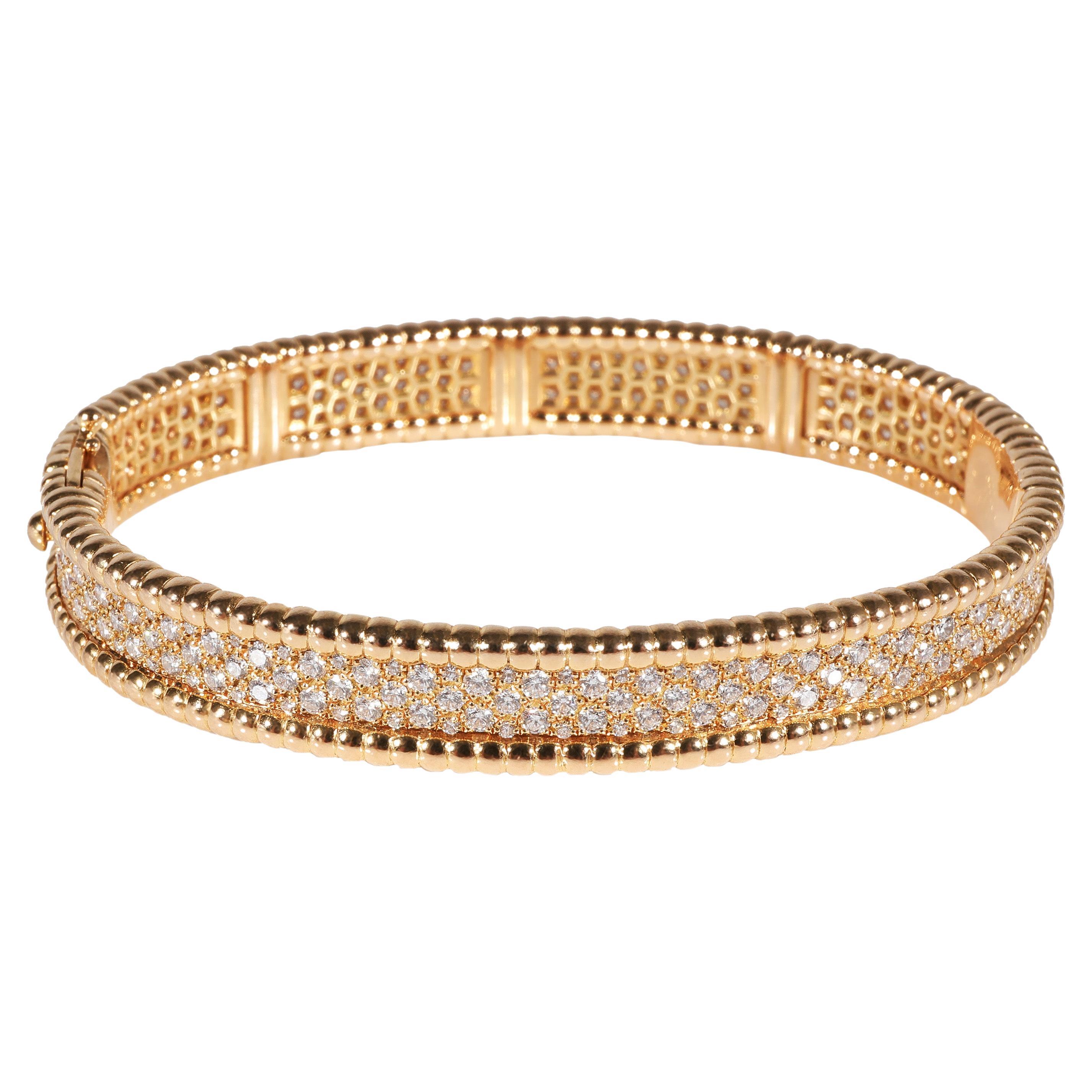 Van Cleef and Arpels Perlee Signature Bracelet, Medium Model For Sale ...