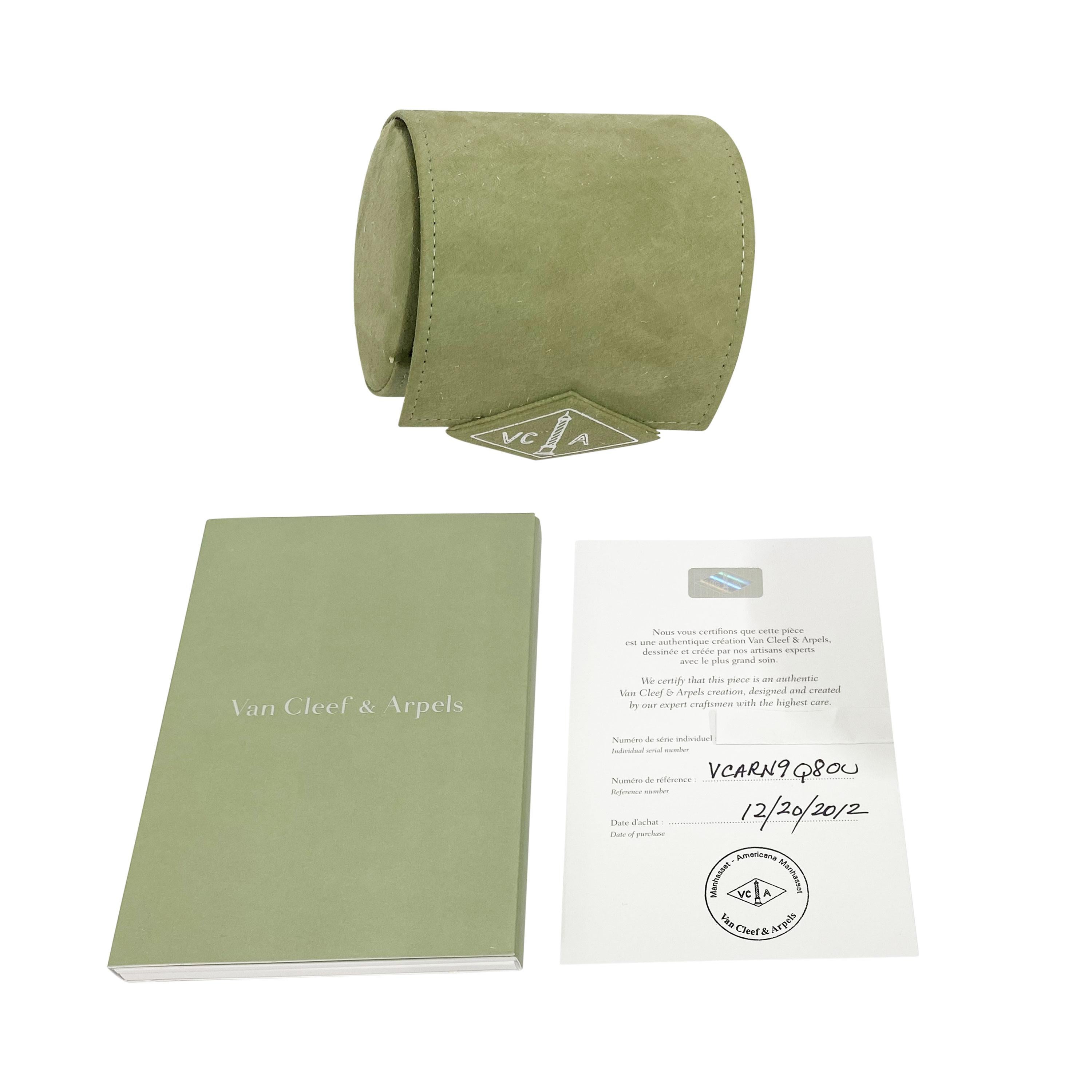 Van Cleef and Arpels Perlee Signature Bracelet, Medium Model For Sale ...