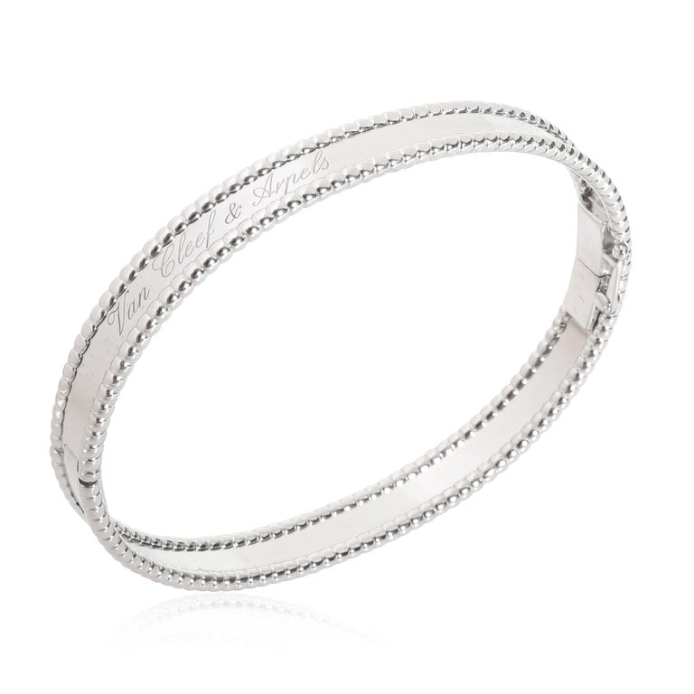 Van Cleef and Arpels Perlee Signature Bracelet, Medium Model For Sale ...