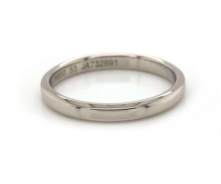Van Cleef and Arpels Tendrement Wedding Band in Platinum at 1stDibs ...