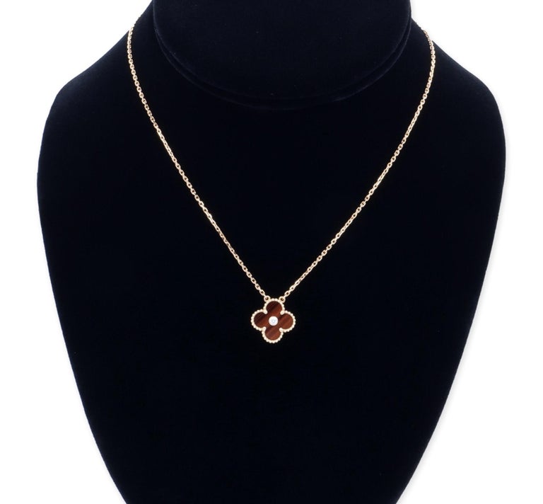 Van Cleef Necklace On Neck