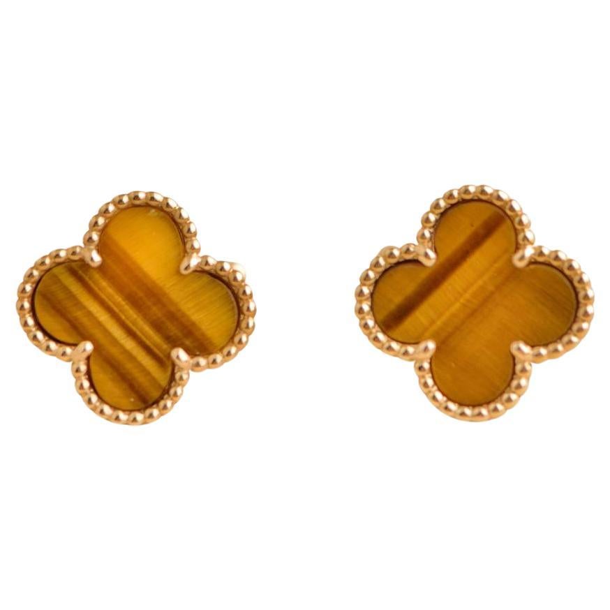 Van Cleef and Arpels VCA Magic Alhambra Long Mother of Pearl Gold ...