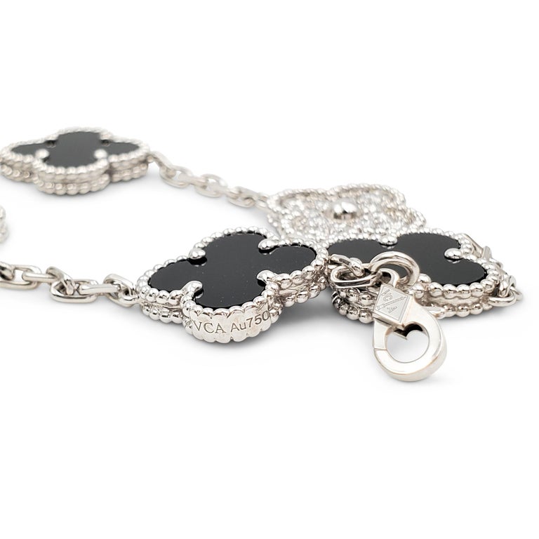 Van Cleef Onyx Bracelet