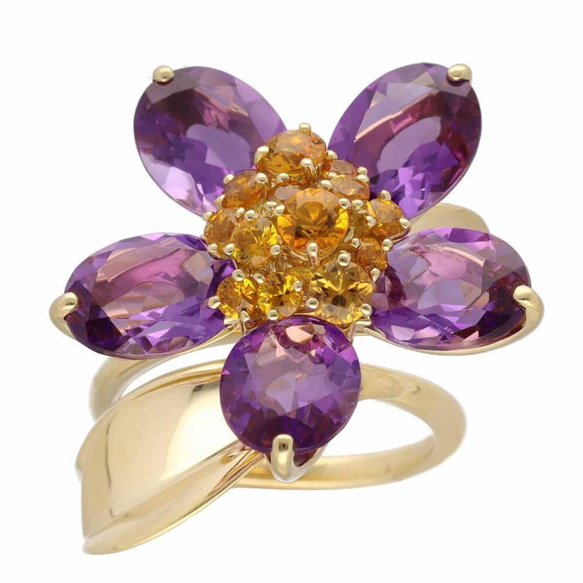 Van Cleef&Arpels Hawaii Small Model 18 K Yellow Gold RIng USA 5 1/2 For ...
