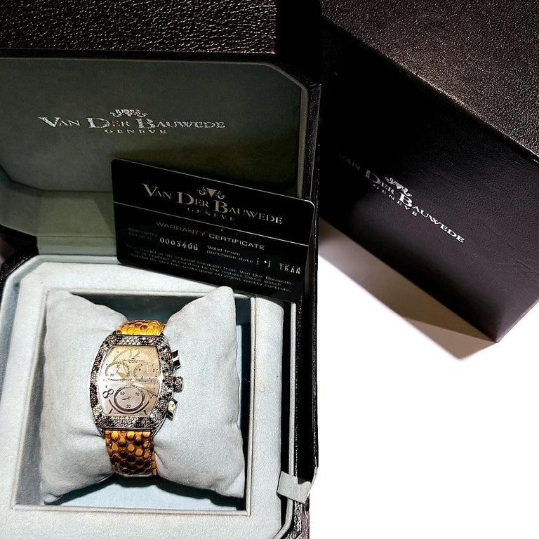 Van Der Bauwede Magnum XS, Chronograph Snake White, Black, Brown ...