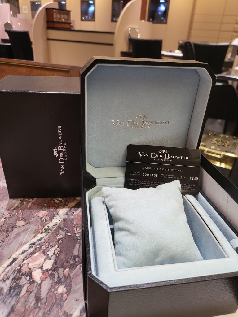 Van der Bauwede Magnum XS Chronograph Watch, Black, Cognac and White ...