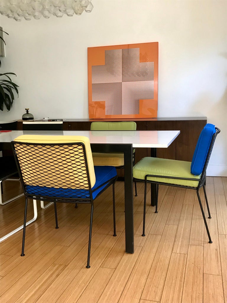 Van Keppel Green Occasional Iron Chairs For Sale at 1stDibs