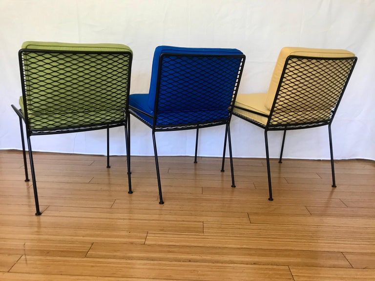 Van Keppel Green Occasional Iron Chairs For Sale at 1stDibs