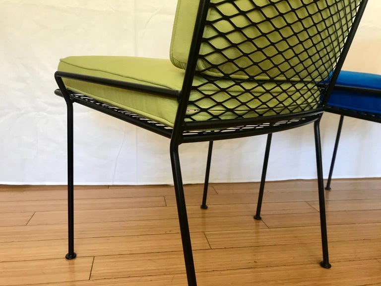 Van Keppel Green Occasional Iron Chairs For Sale at 1stDibs