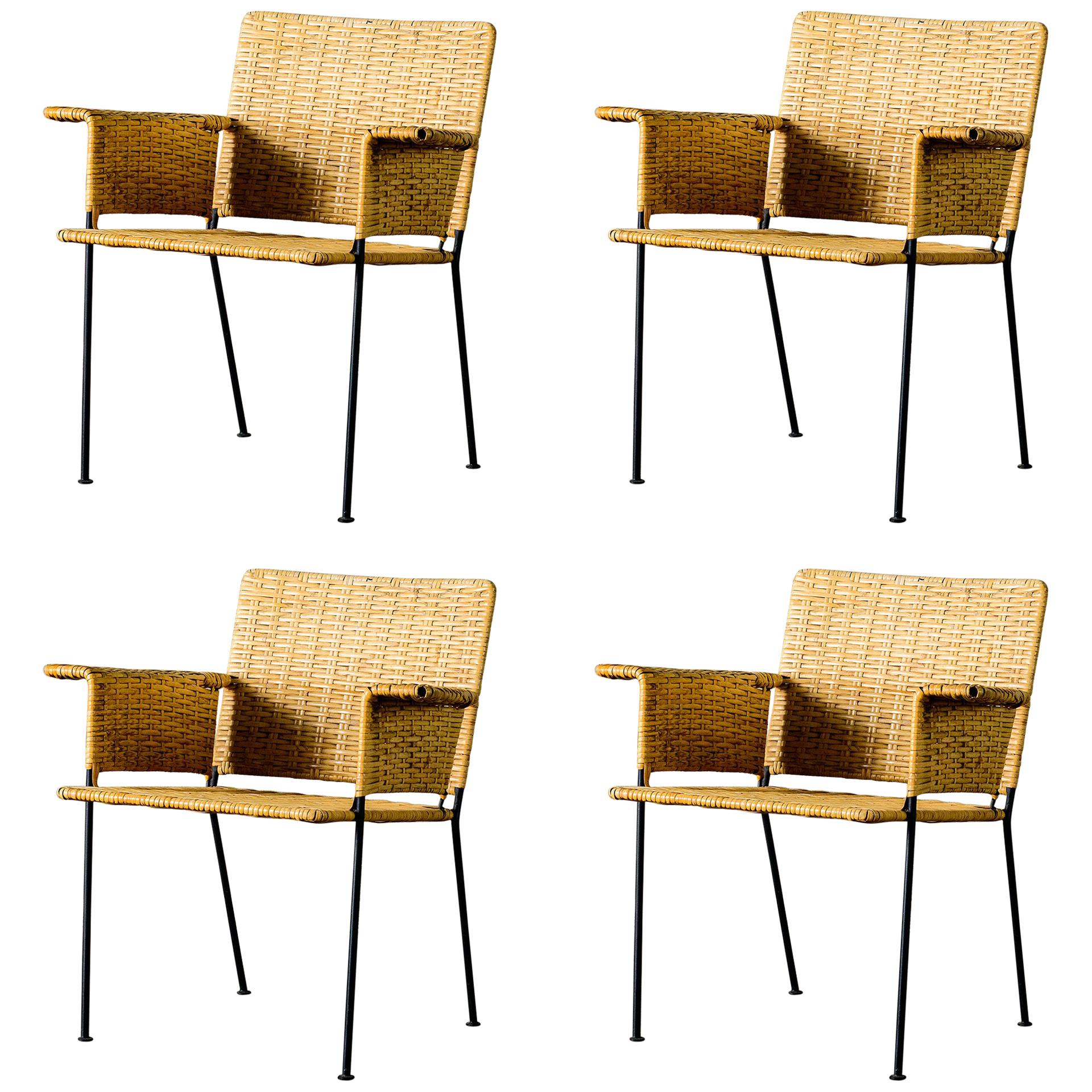 Van Keppel-Green Cord Chairs, Set of Six at 1stDibs