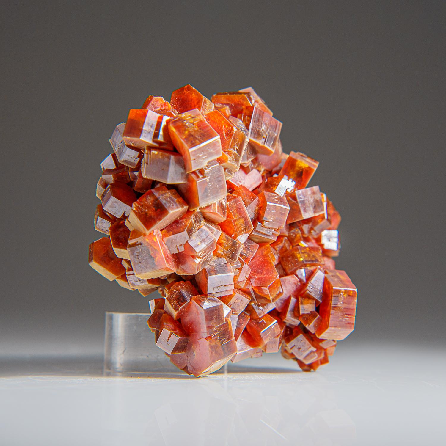 Vanadinite Crystal Cluster on Matrix from Mibladen, Atlas Mountains ...