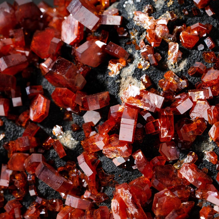 Vanadinite Crystal Cluster on Matrix from Morocco For Sale at 1stDibs