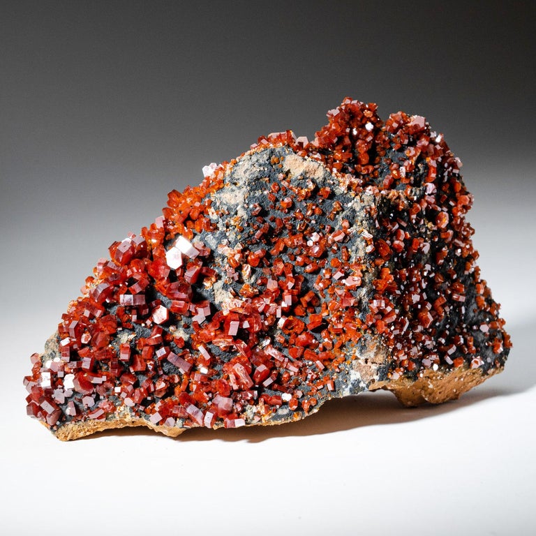 Vanadinite Crystal Cluster on Matrix from Morocco For Sale at 1stDibs