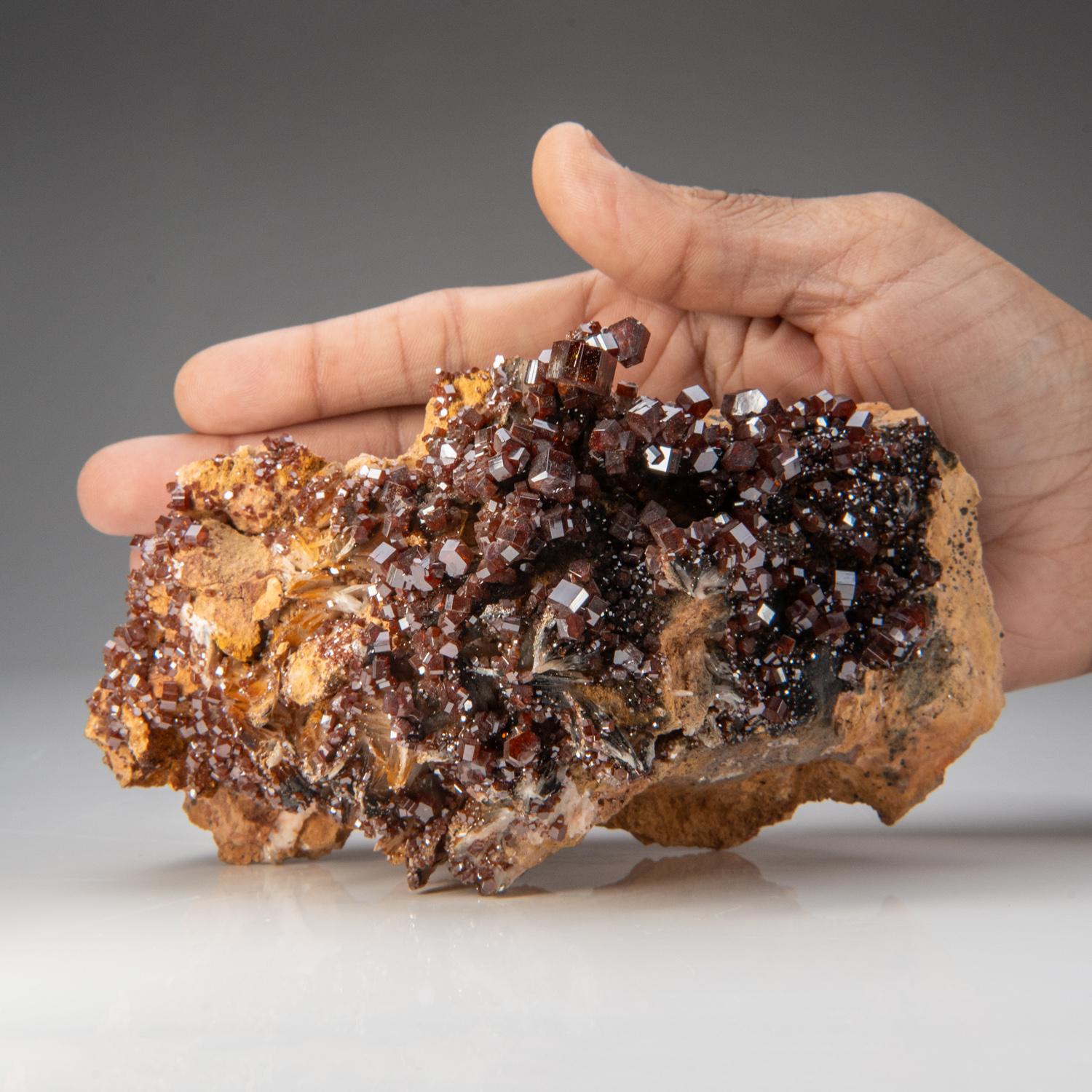 Vanadinite Crystal Cluster on Matrix Khénifra Province, Morocco For ...