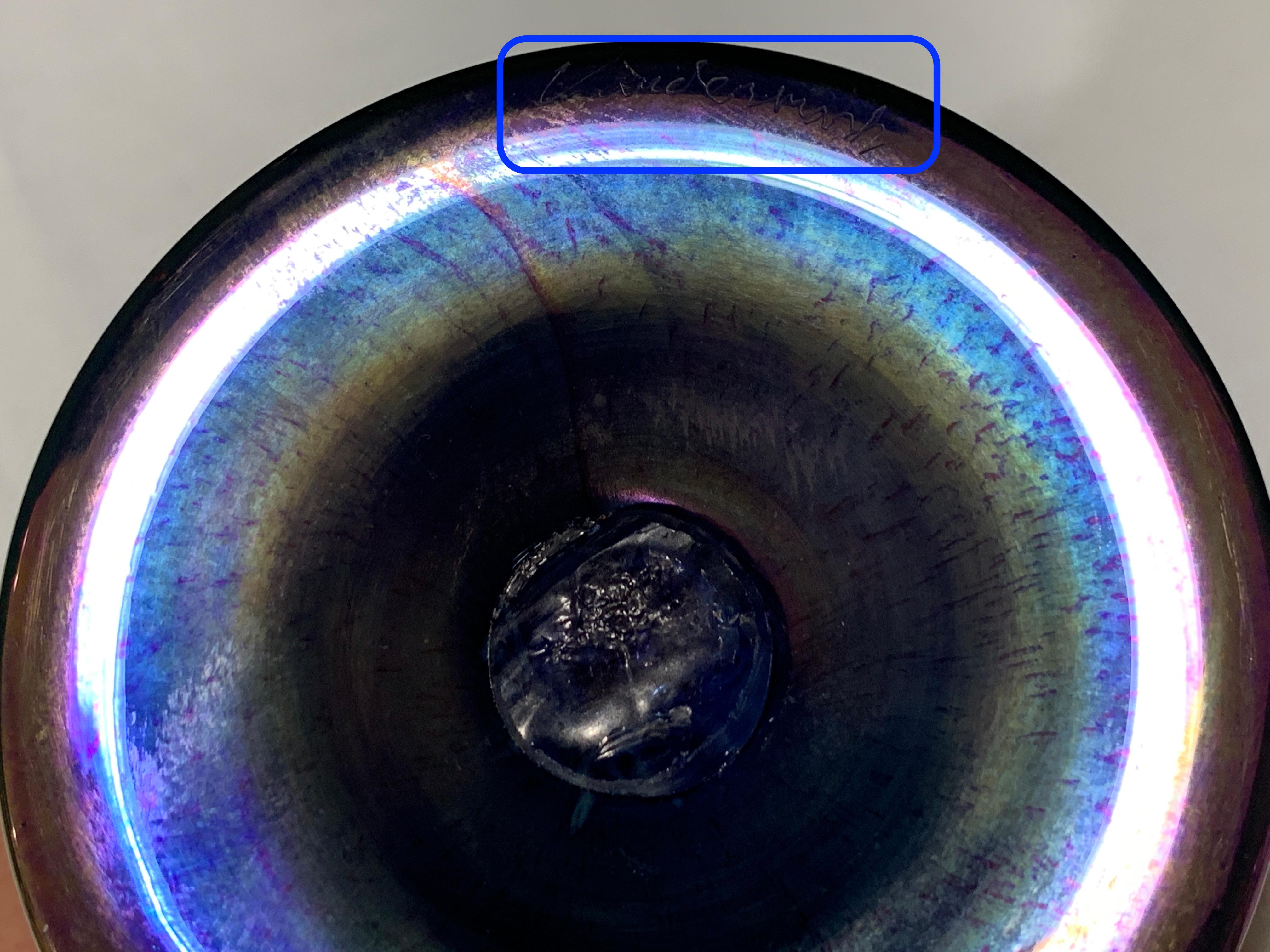 Vandermark Art Glass Decanter, in the Style of Louis Comfort Tiffany ...