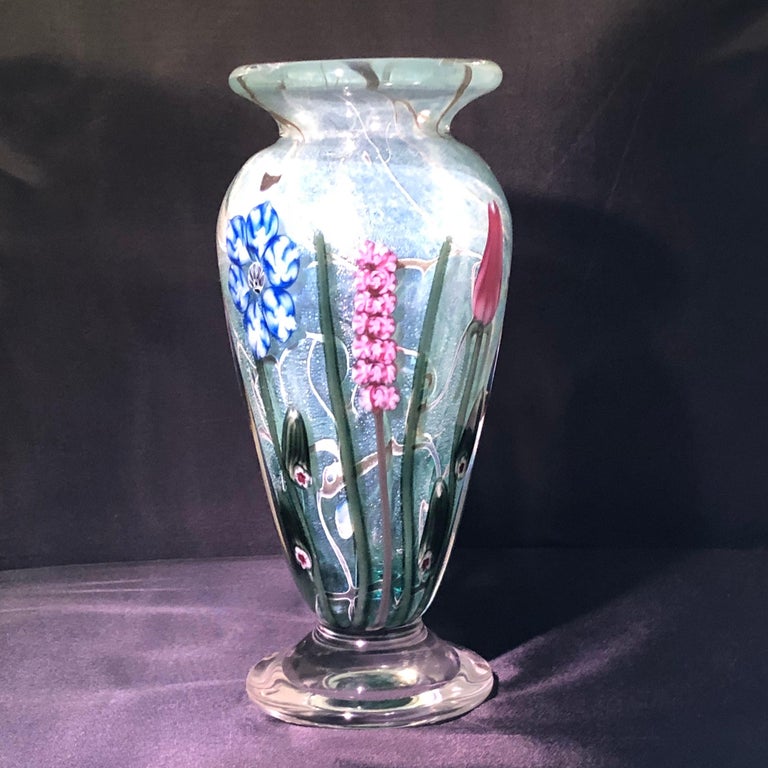 Vandermark Art Glass Vase Signed by Vandermark, Doug Merritt and ...