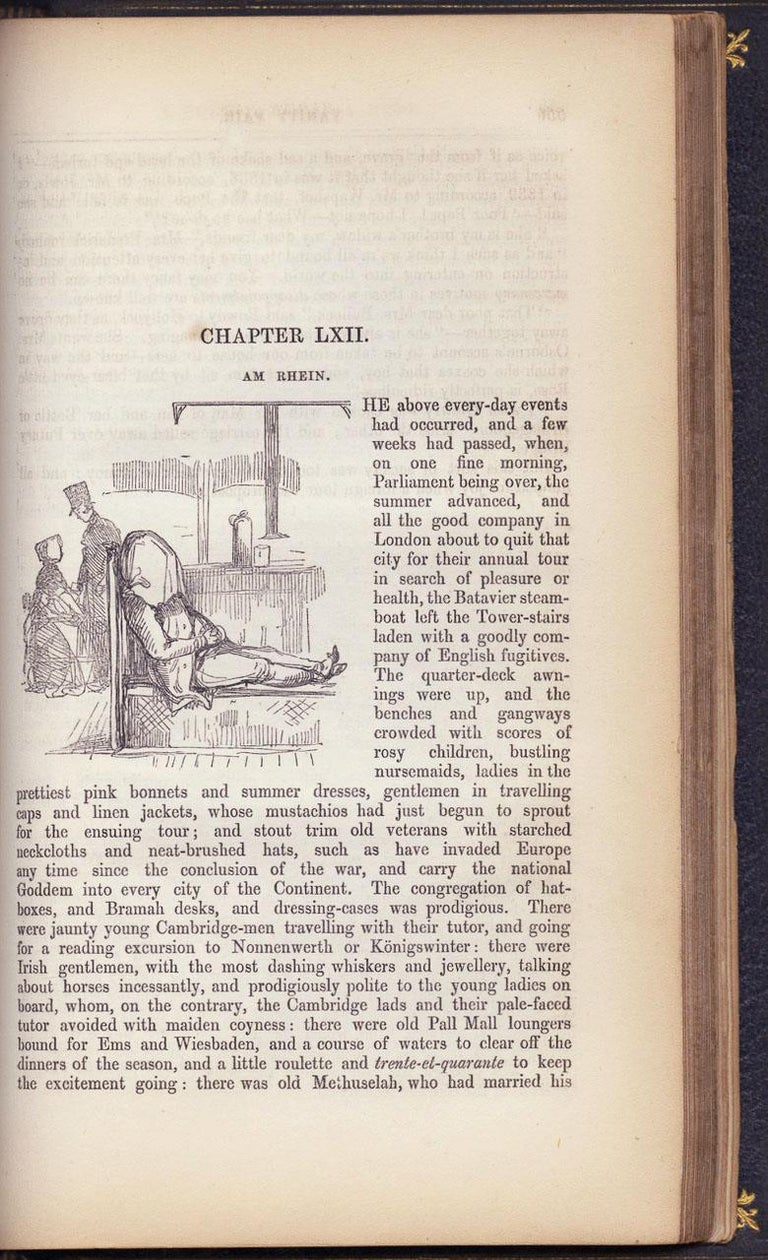 Vanity Fair by Wm.Thackeray, Cosway Style Binding, First Edition, First ...