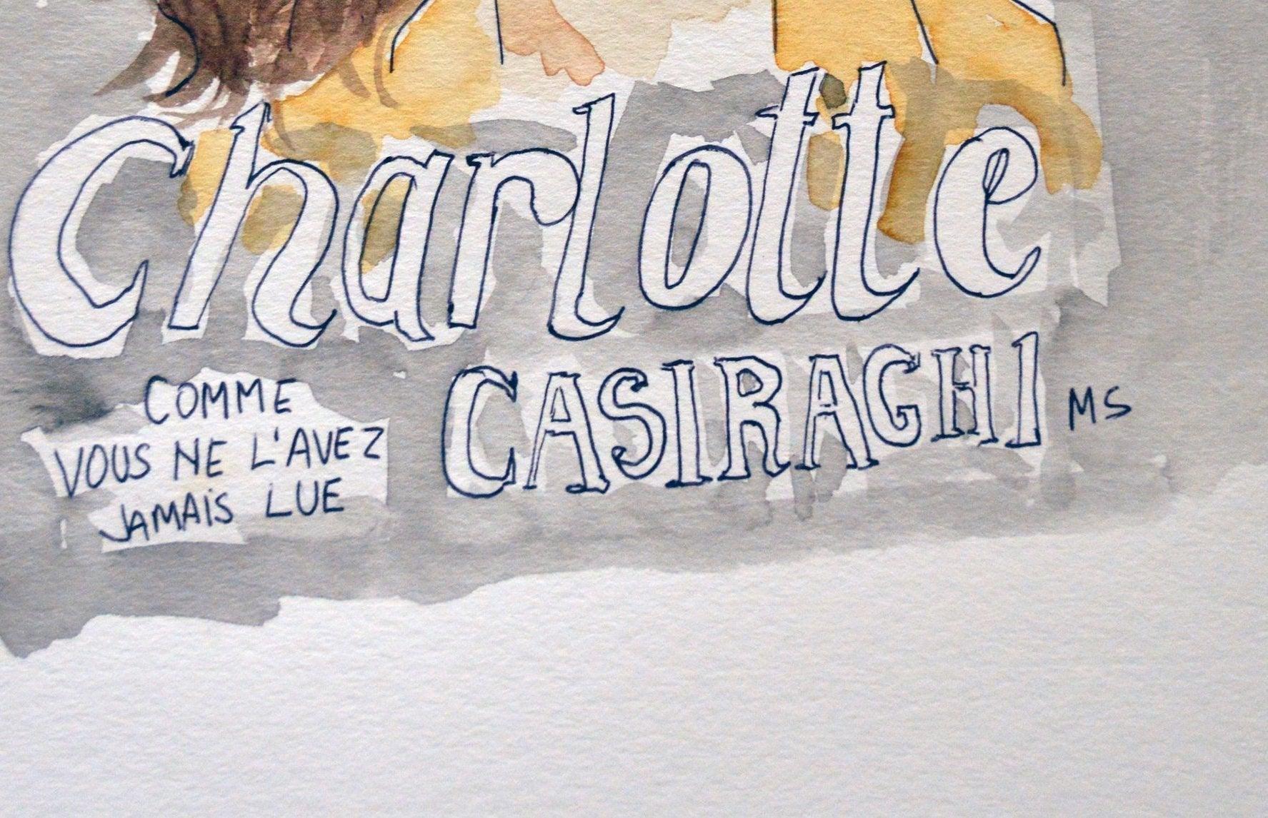 Vanity Fair Call Me Caitlyn and Charlotte Casiraghi Covers. Watercolor ...