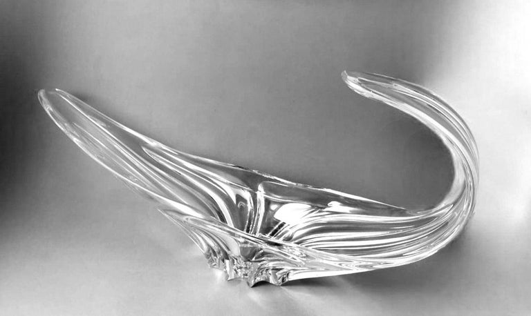 Vannes-le-chatel Cristalleries Style French Lead Crystal Centerpiece ...