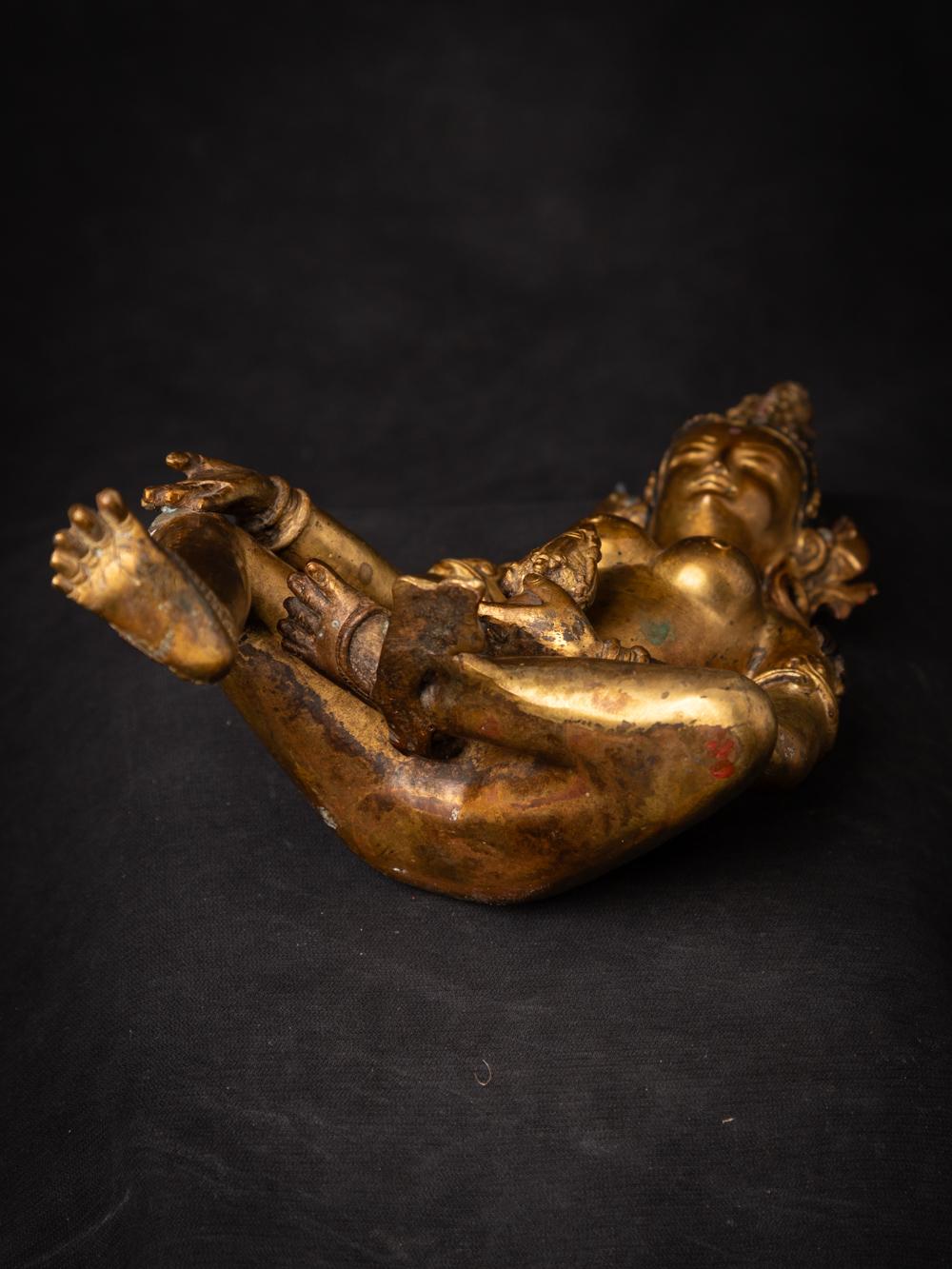 Varada mudra Old bronze Nepali Basundhara statue from Nepal at 1stDibs