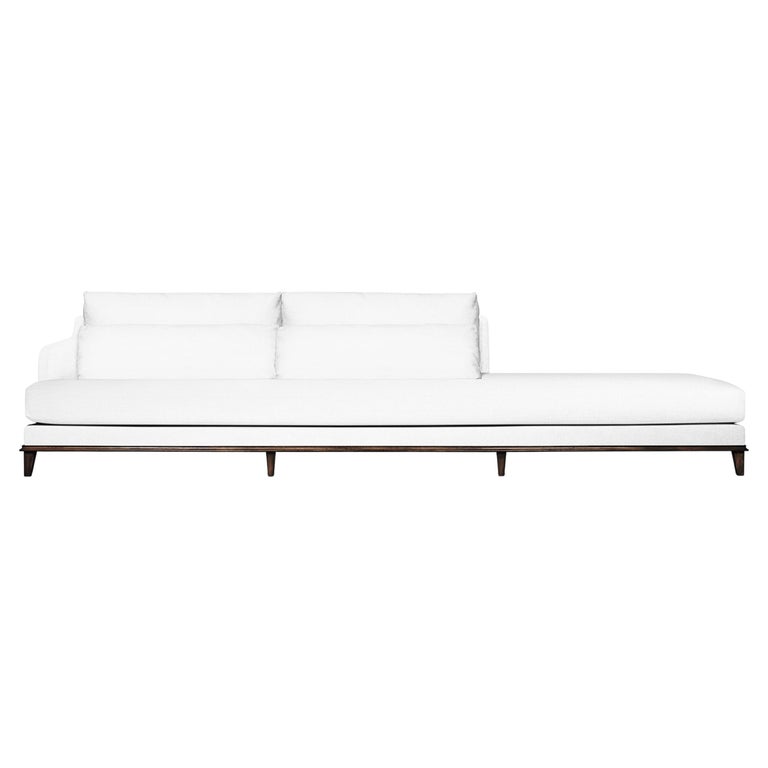 Varesse Sofa: Wooden Base with a Modern Finish, Feather Pillows and ...
