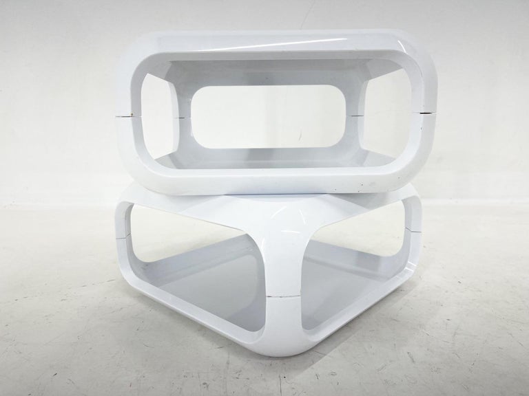 Variable Set of Vintage Fibreglass Storage Tables, Italy For Sale at ...