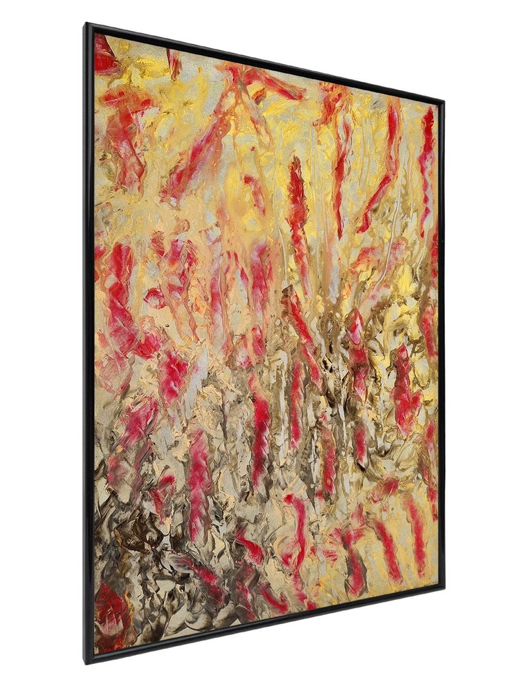 "Variation" Abstract Painting by Pascal and Annie Leniau, French ...