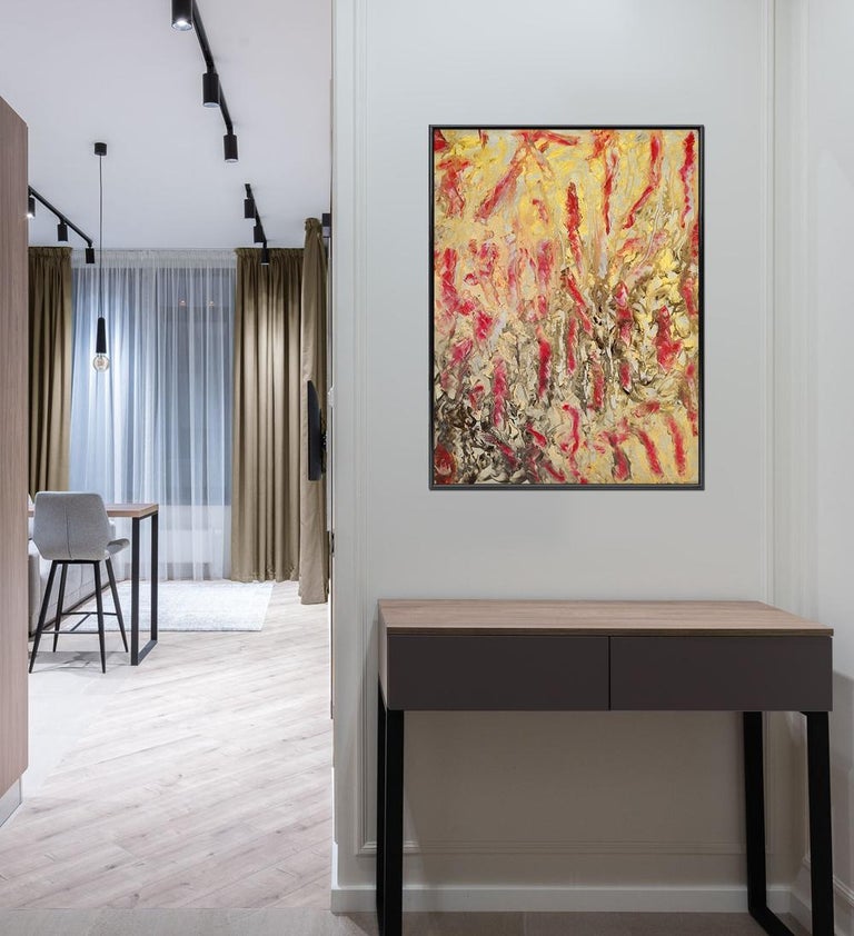"Variation" Abstract Painting by Pascal and Annie Leniau, French ...