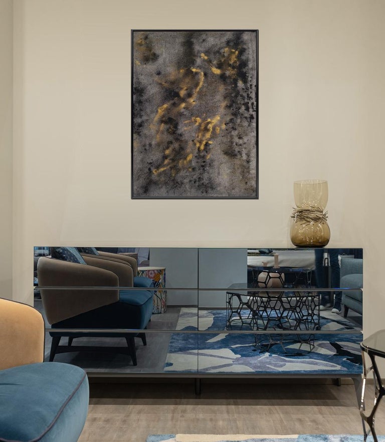 "Variation" Abstract Painting by Pascal and Annie LENIAU, French ...