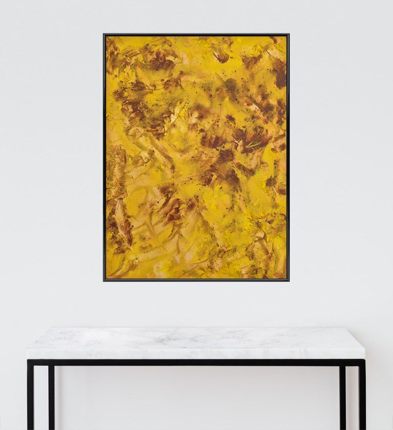 "Variation Abstract Painting by Pascal and Annie Leniau, French Artists ...