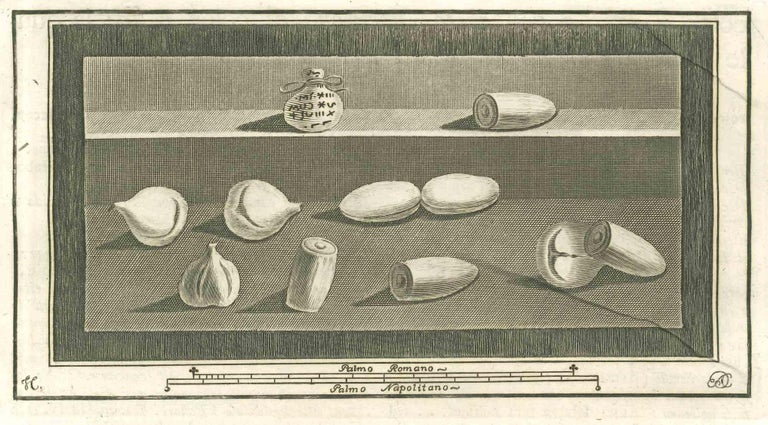 Various Authors - Still Life Pompeian Fresco - Etching - 18th Century ...