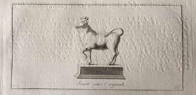 Various Old Masters - Animal Figures - Original Etching by Various Old ...