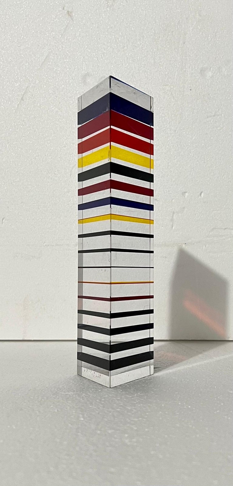 Vasa Velizar Mihich - Hand Signed Dated 2001 Colourful Acrylic Vasa ...