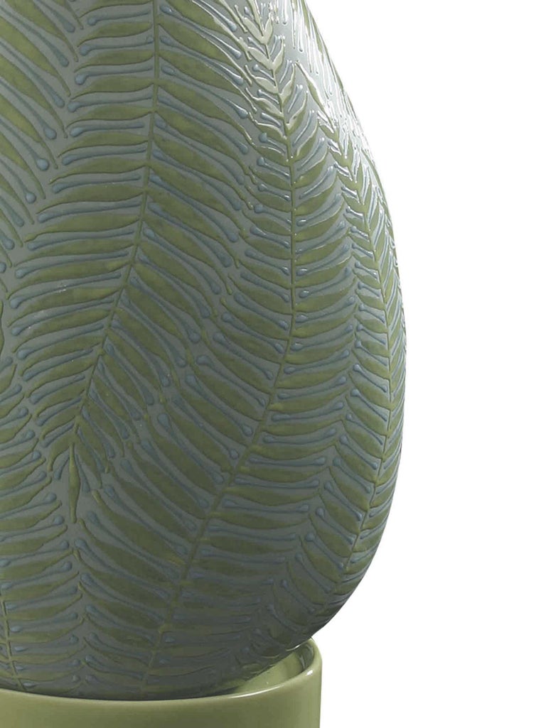 Vase Bottle Fern Big with Base, in Gres Porcelain, Italy For Sale at ...