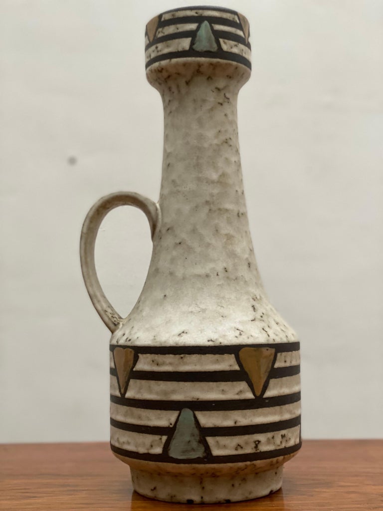 Vase Jasba Ceramic Form and Farbe Germany, 1960s For Sale at 1stDibs