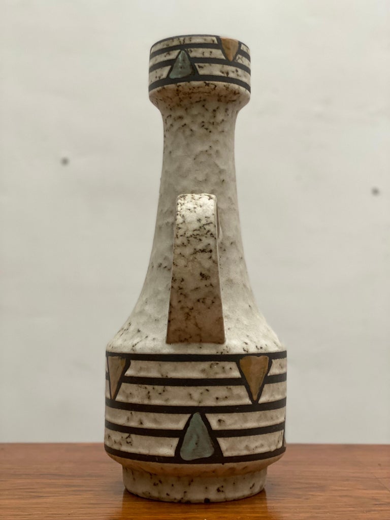 Vase Jasba Ceramic Form and Farbe Germany, 1960s For Sale at 1stDibs