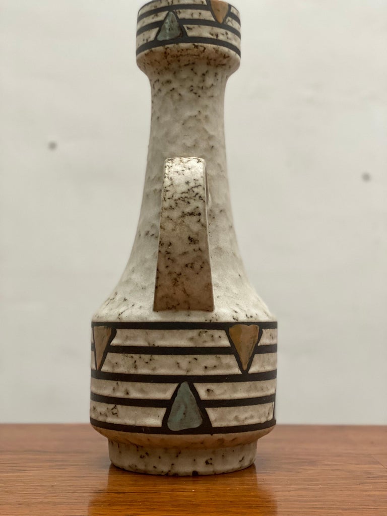 Vase Jasba Ceramic Form and Farbe Germany, 1960s For Sale at 1stDibs