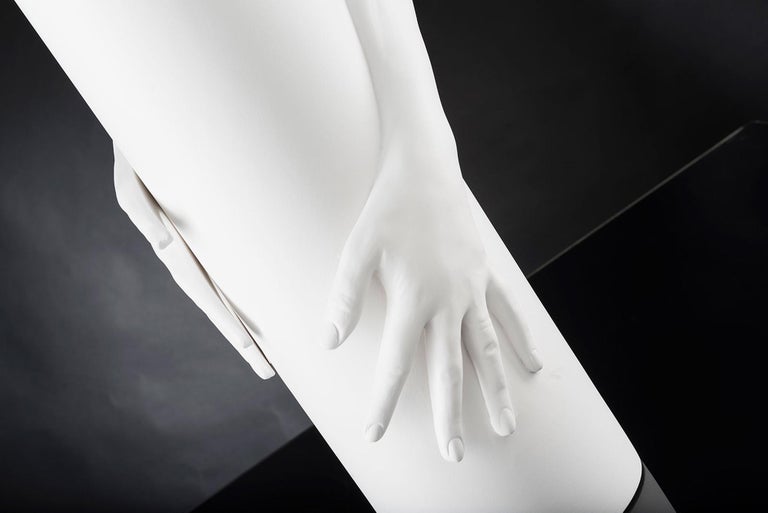 Vase Hands, Matt White Ceramic, Italy For Sale at 1stDibs | matt white ...