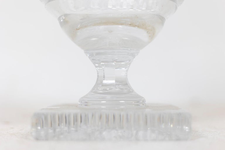 Vase in Crystal in Medici Shaped, Twentieth Century For Sale at 1stDibs
