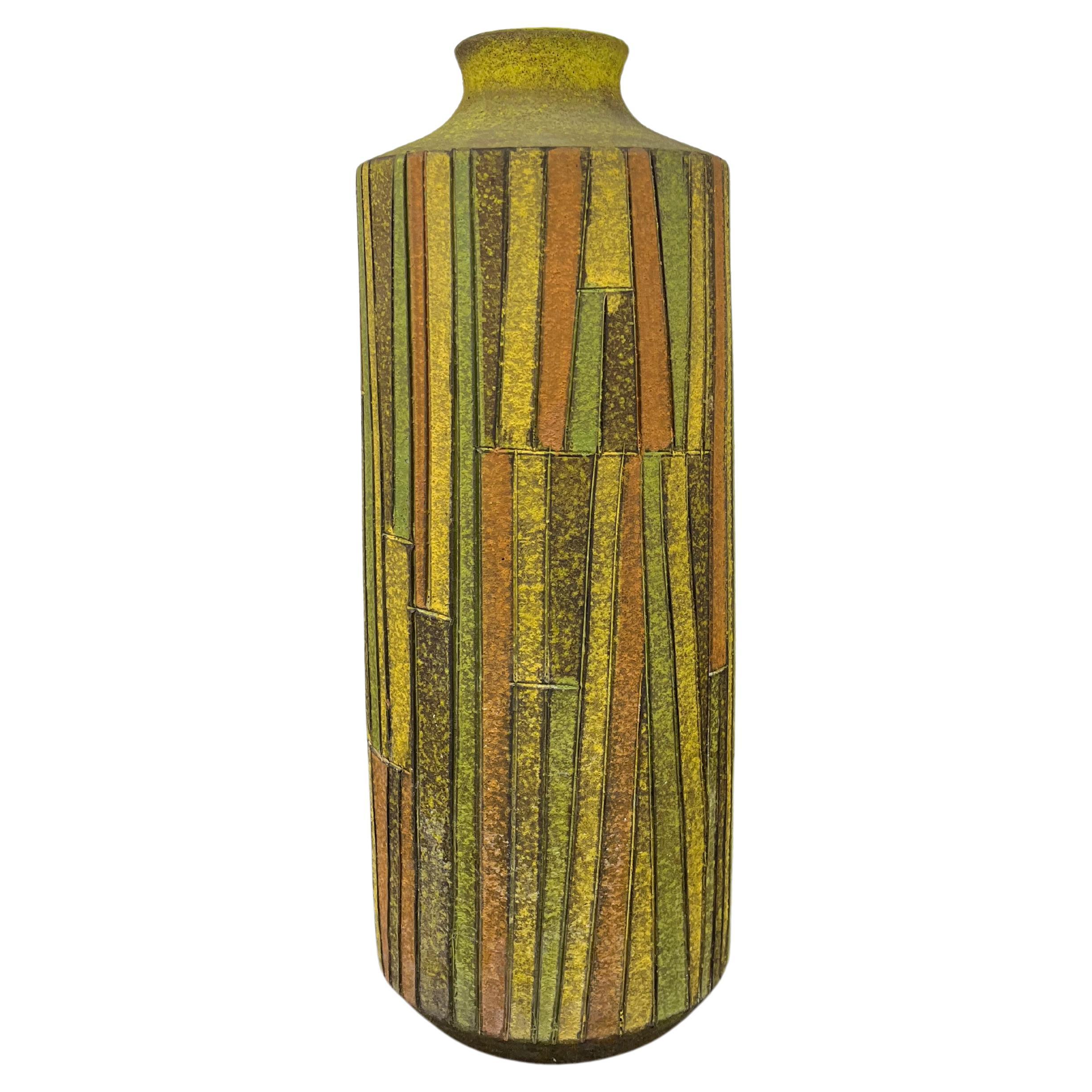 Glazed Ceramic Vase by Aldo Londi for Bitossi, Italy, c. 1955 For Sale ...