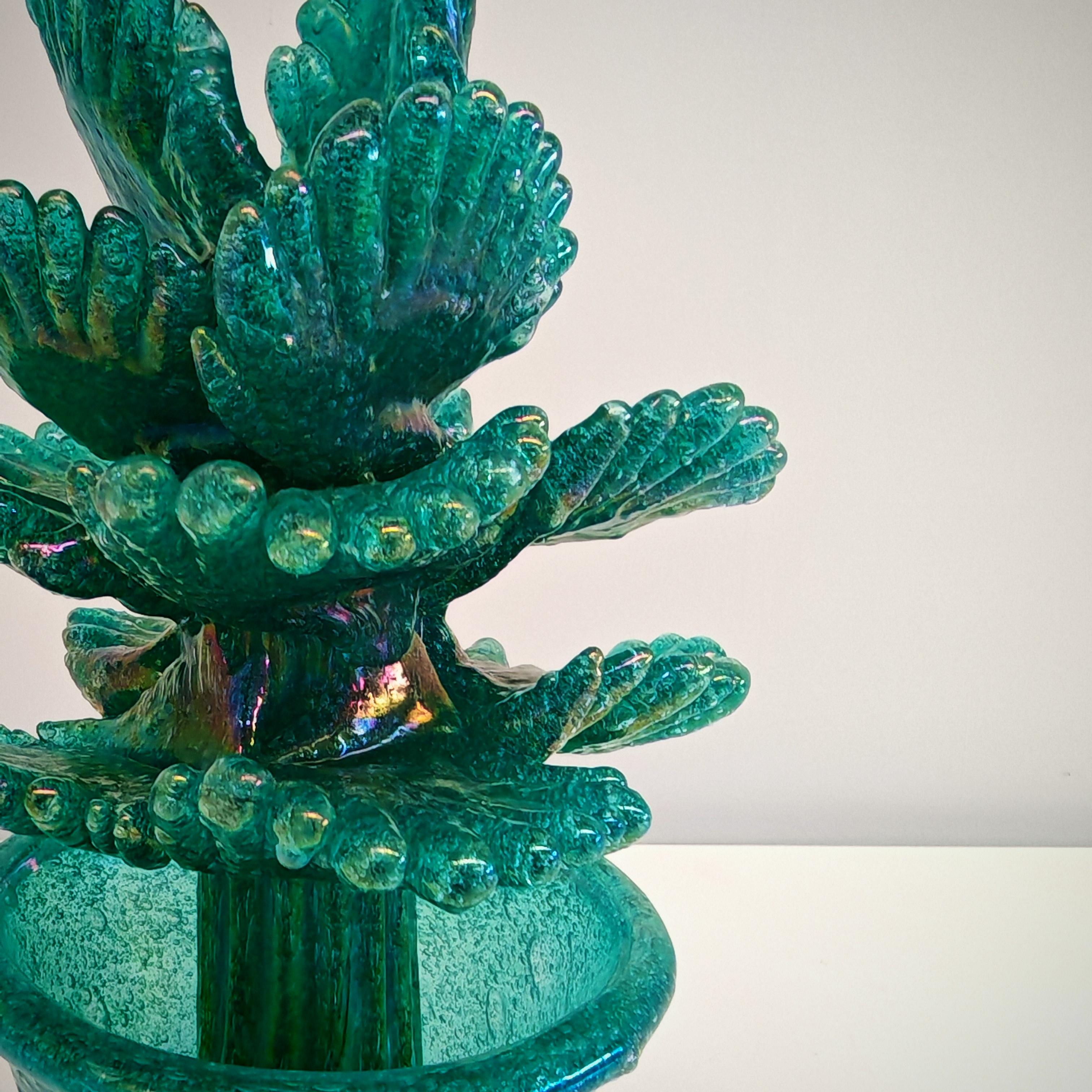 "Pianta Grassa" vase "Cactacea" Napoleone Martinuzzi for Venini murano ...