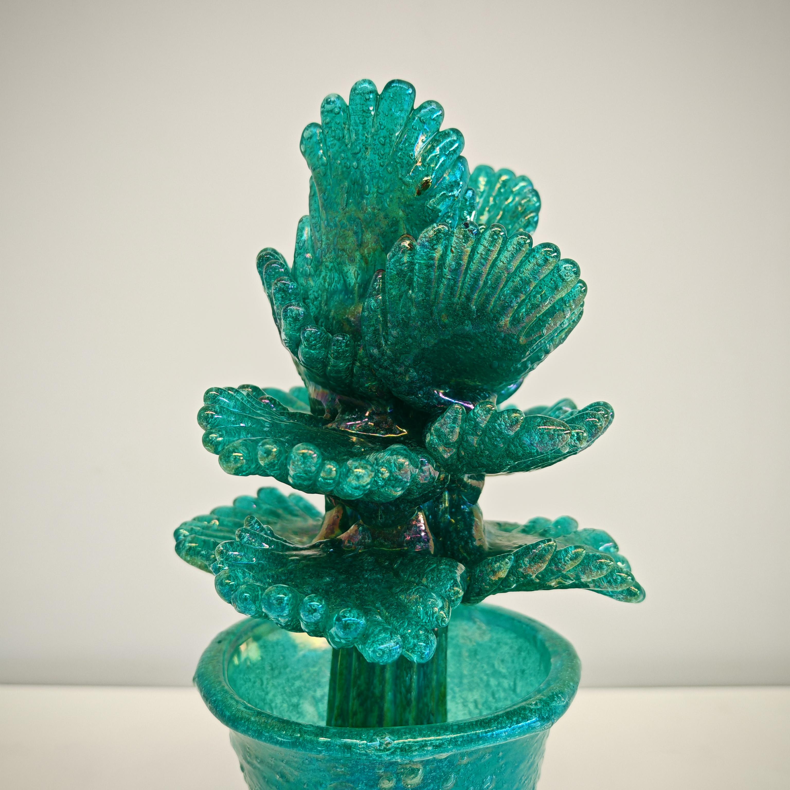"Pianta Grassa" vase "Cactacea" Napoleone Martinuzzi for Venini murano ...