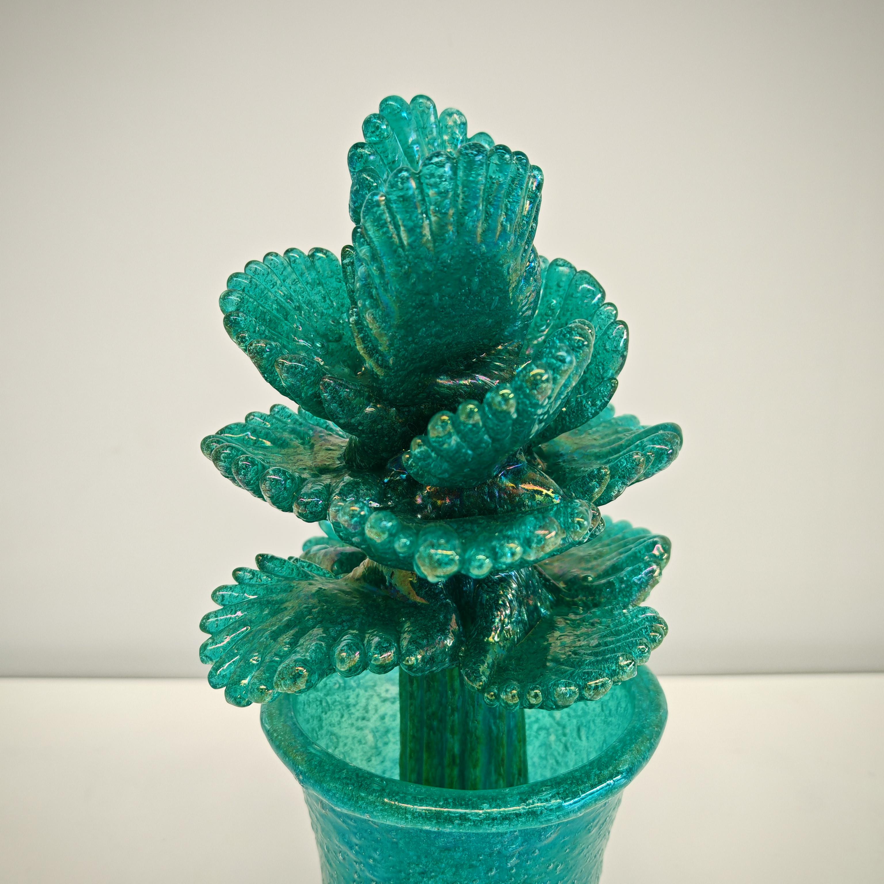 "Pianta Grassa" vase "Cactacea" Napoleone Martinuzzi for Venini murano ...