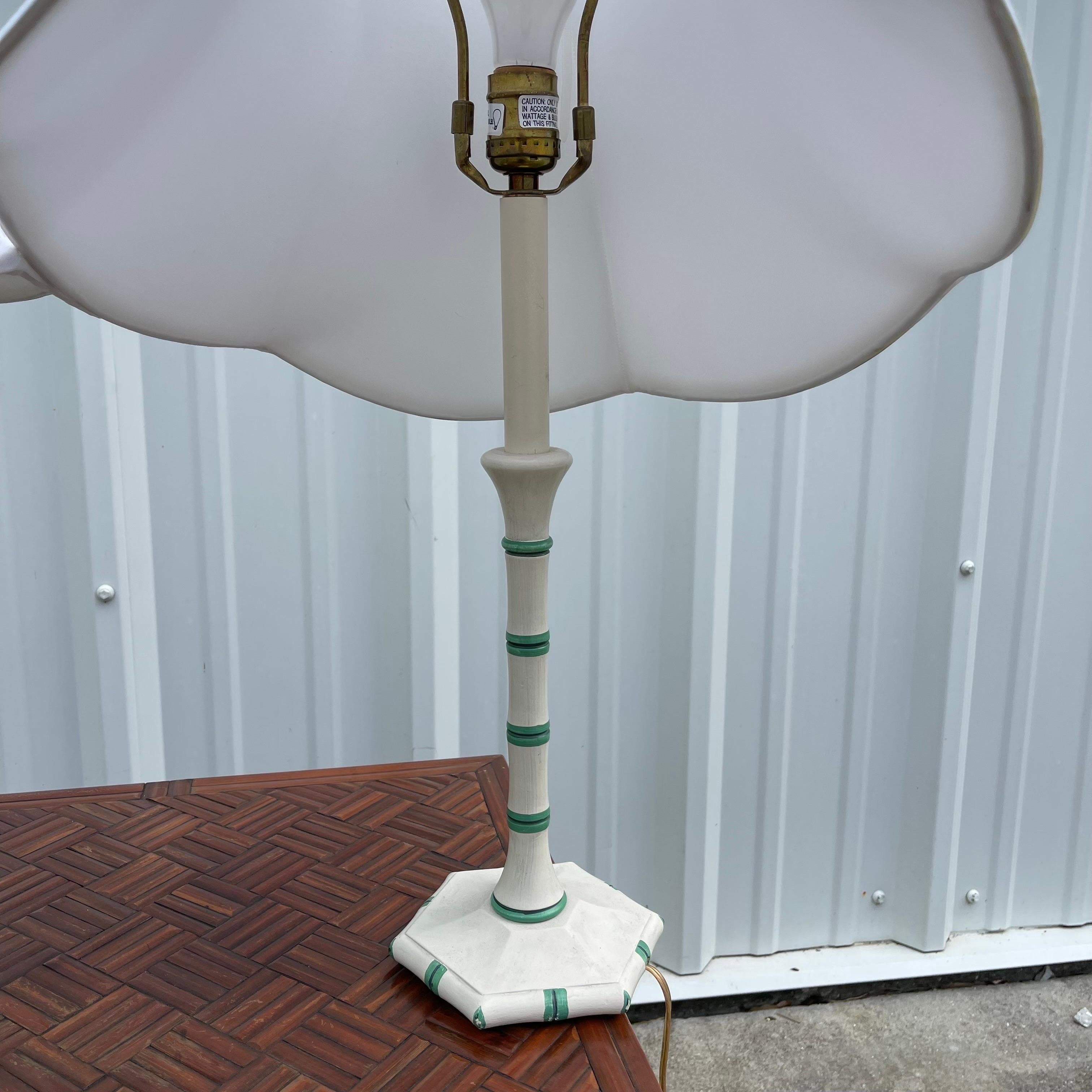 Vaughan Designs Hollywood Regency Faux Bamboo Table Lamps, a Pair For ...