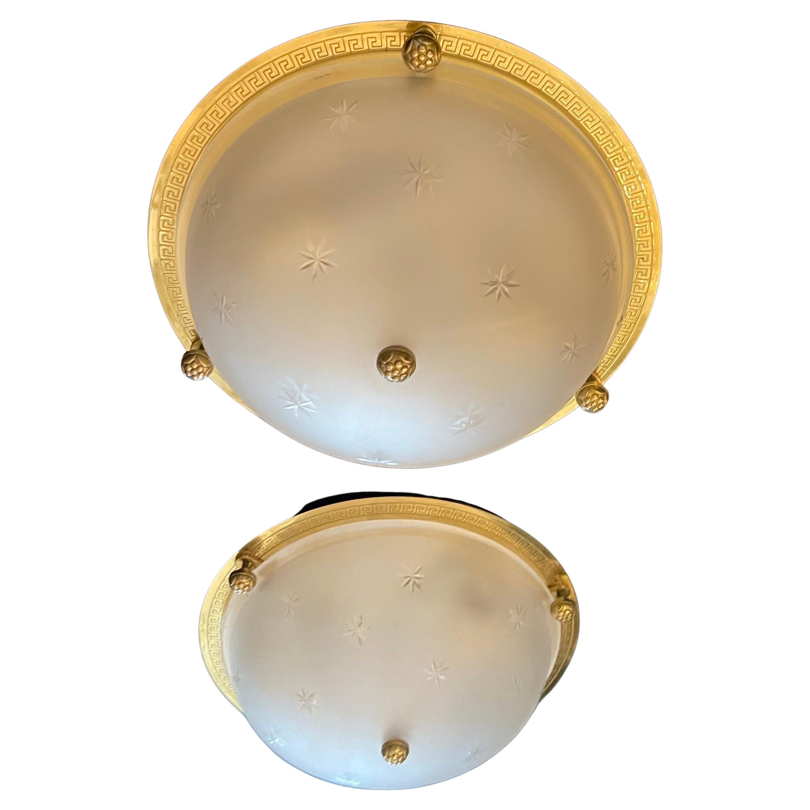 Antique & Vintage Flush Mount Lighting | 1stdibs | which antique and vintage lighting styles are ...