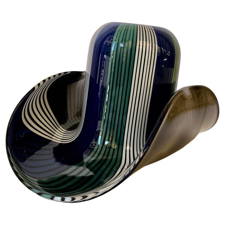 VeArt Glass Hat for Venini For Sale at 1stDibs