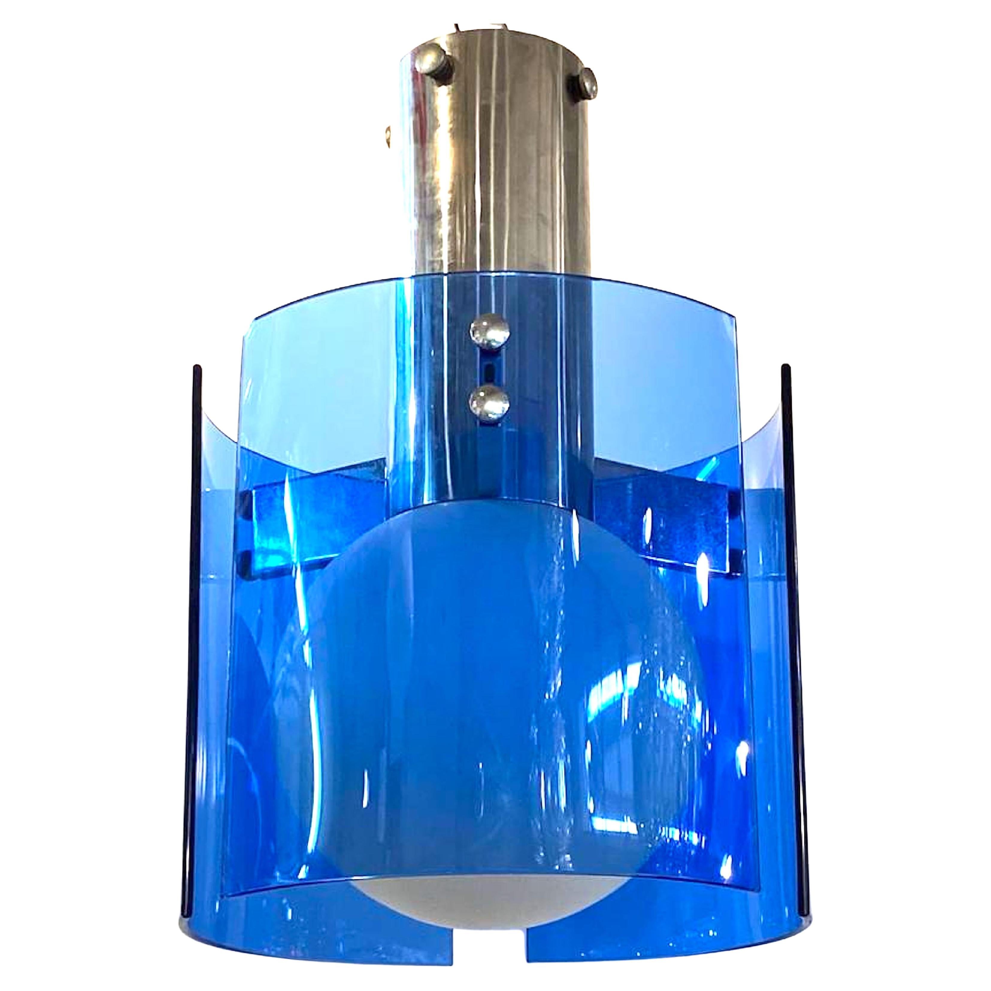 Essential and Minimal Italian Ceiling Light, 1970s Veca Design For Sale ...