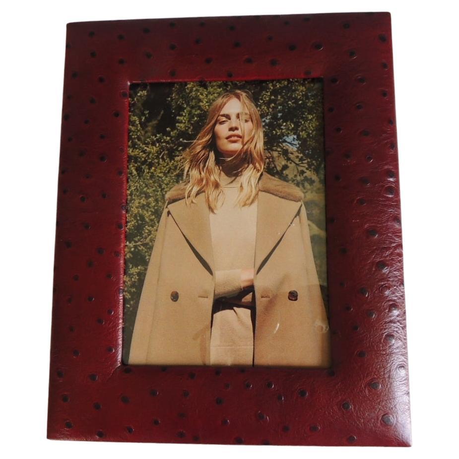 Gold and Faux Enameled Brass Decorative Picture Frame For Sale at 1stDibs