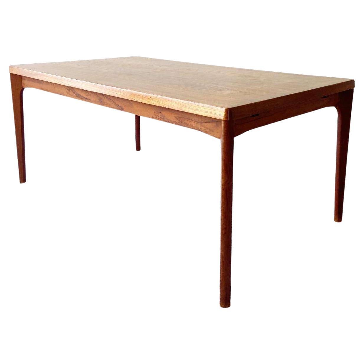 Vejle Stole Scandinavian Modern Teak Extension Dining Table by Henning ...