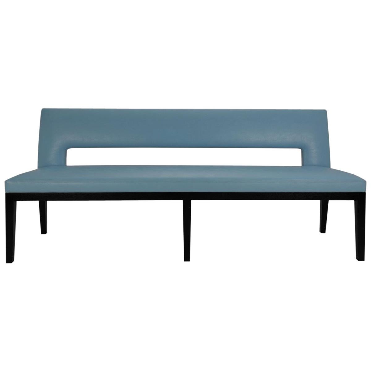 Velin Wood and Leather Bench by Christian Liaigre for Holly Hunt at ...